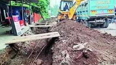 Water Supply: Road Widening Work Damages Water Pipeline, Supply Hit ...