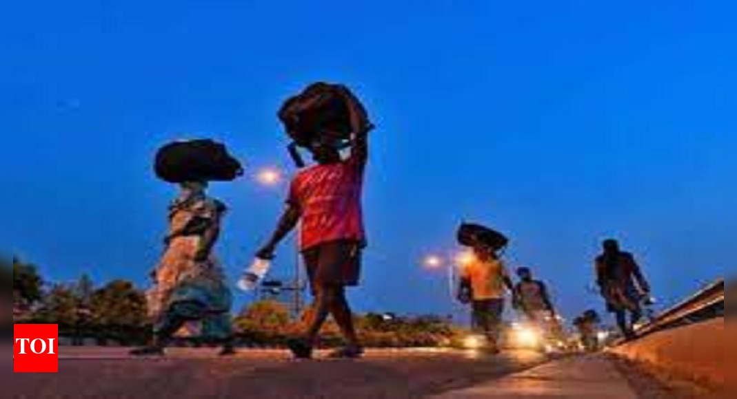 For many migrant workers, the journey home never begins | Chennai News - Times of India