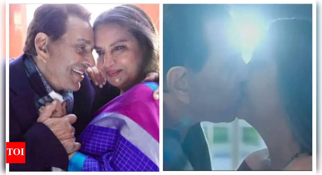 Dharmendra reacts to kissing Shabana Azmi: Jab mujhe mauka milta hai ... Dharmendra reacts to kissing Shabana Azmi: Jab mujhe mauka milta hai ...