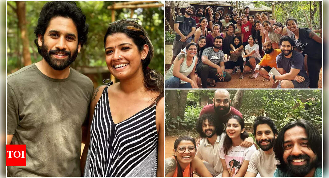 Amrutha Suresh meets Naga Chaitanya, see pics | Malayalam Movie News - Times of India