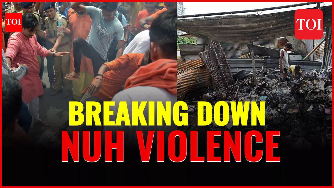 Haryana Nuh violence: What triggered riots? How did the violence spread ...