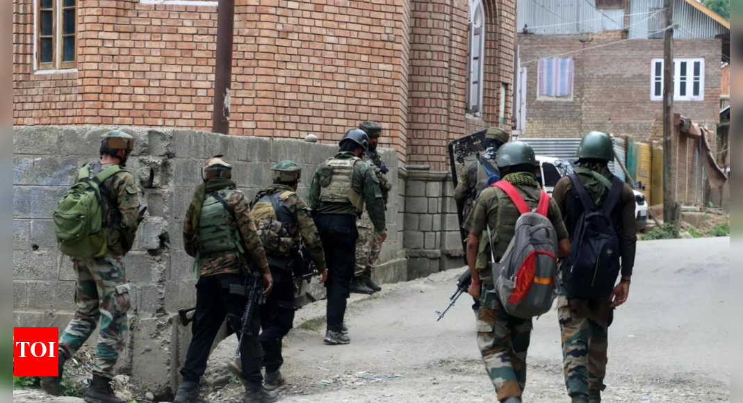 Three soldiers injured in Kulgam encounter | India News - Times of India