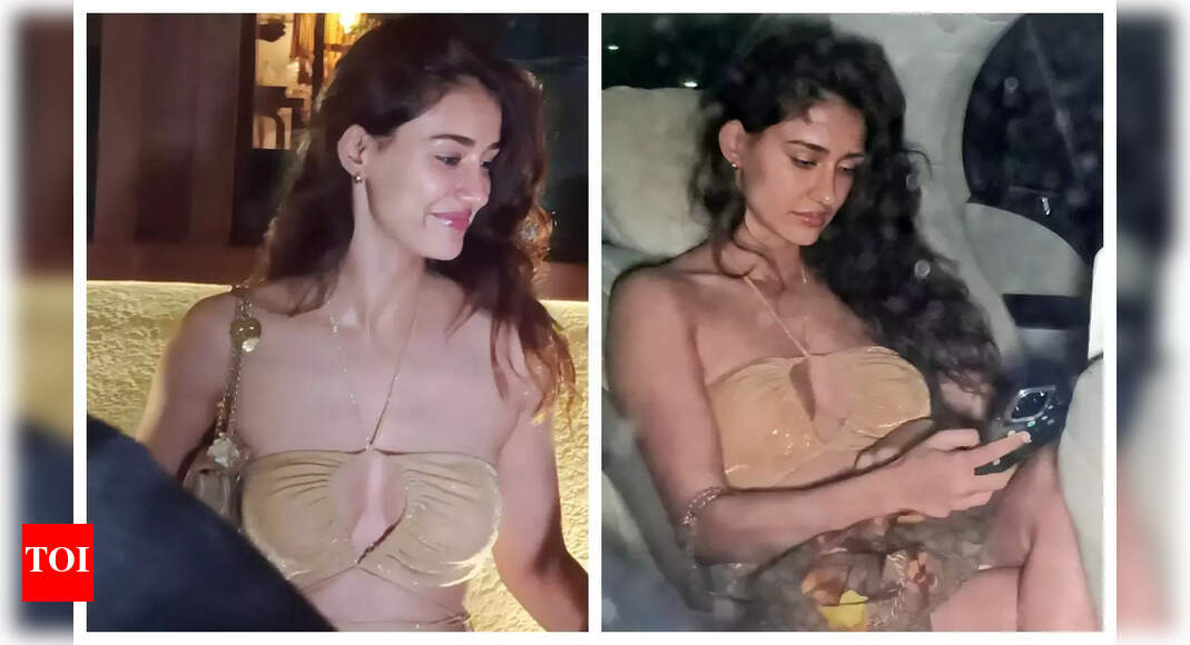 Disha Patani's OOPS moment caught on camera as she steps out in a cut out dress; See pics ...