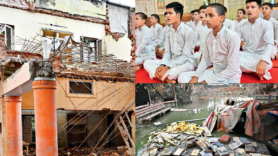 When Sanskrit shlokas got washed away by floodwater | Delhi News ...