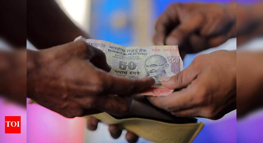 Rupee snaps 4-day losing streak, but upside seen limited - Times of India