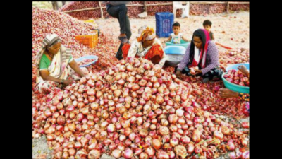 Two central agencies buy onions from Maharashtra | Nashik News - Times of India