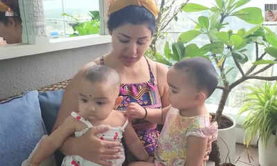 Debina Bonnerjee shares her elder daughter Lianna has become possessive ...