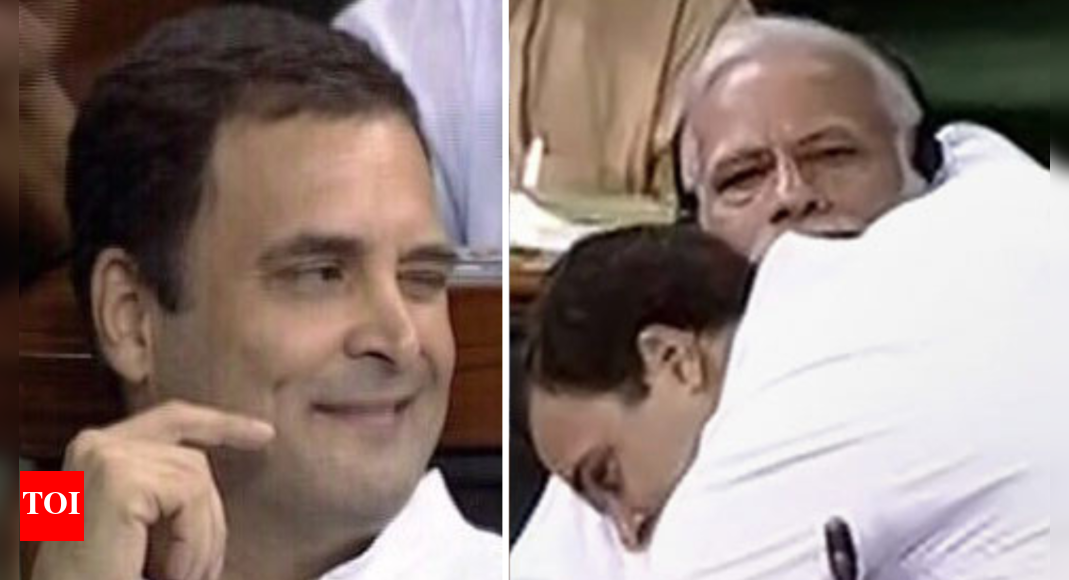 Rahul Gandhi at centre of controversy again: Hug, wink and now a ...