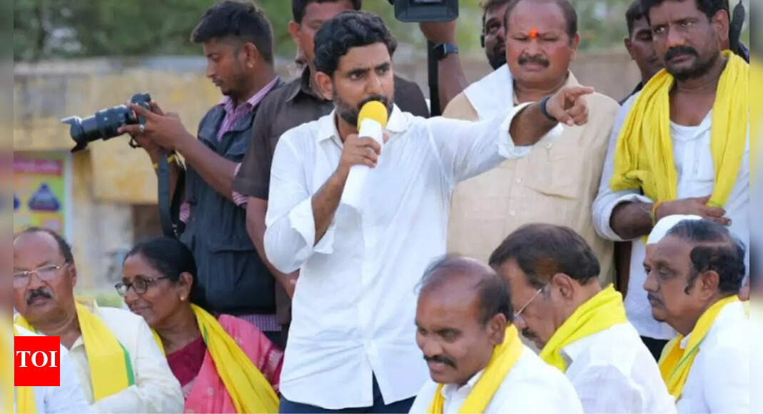 YS Jagan suspended 100 welfare schemes in four years: Nara Lokesh | Amaravati News - Times of India