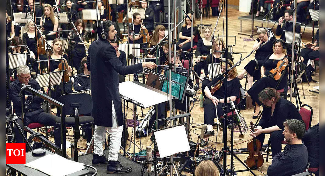 Conducting a British orchestra performing India’s national anthem was ...