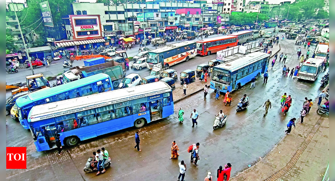 PMPML Bus Stops: Pmpml Bus Stops Set To Shift To Ease Katraj Chowk Traffic Woes | Pune News ...