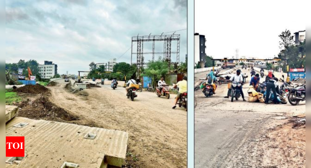 Unfinished Manjri bridge forces punishing detour on schoolkids | Pune ...