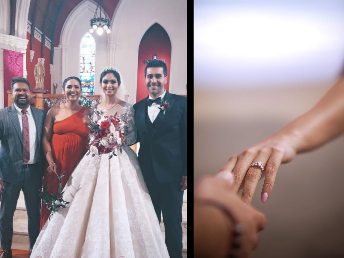 Aafreen Vaz shares the first official picture from her big day!