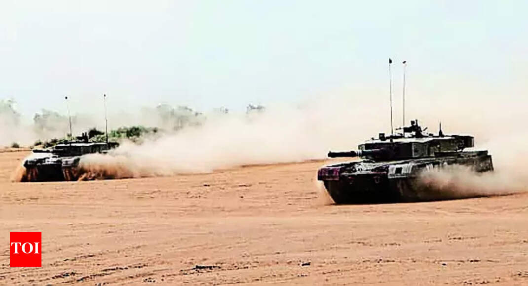 Indian Army: Army Conducts Combat Desert Training Exercise | Jaipur ...
