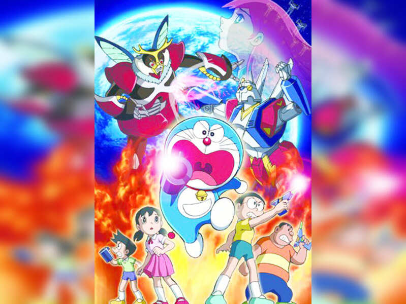 A still from the movie 'Doraemon In Nobita And The Steel Troops: The ...