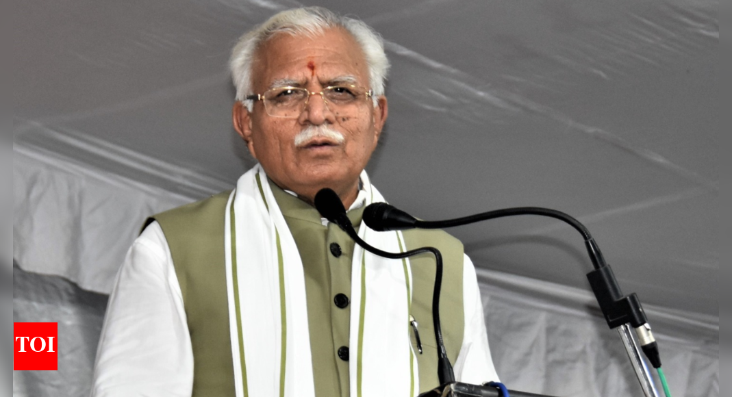 Haryana Cm Manohar Lal Khattar Announces Mukhya Mantri Awas Yojana To