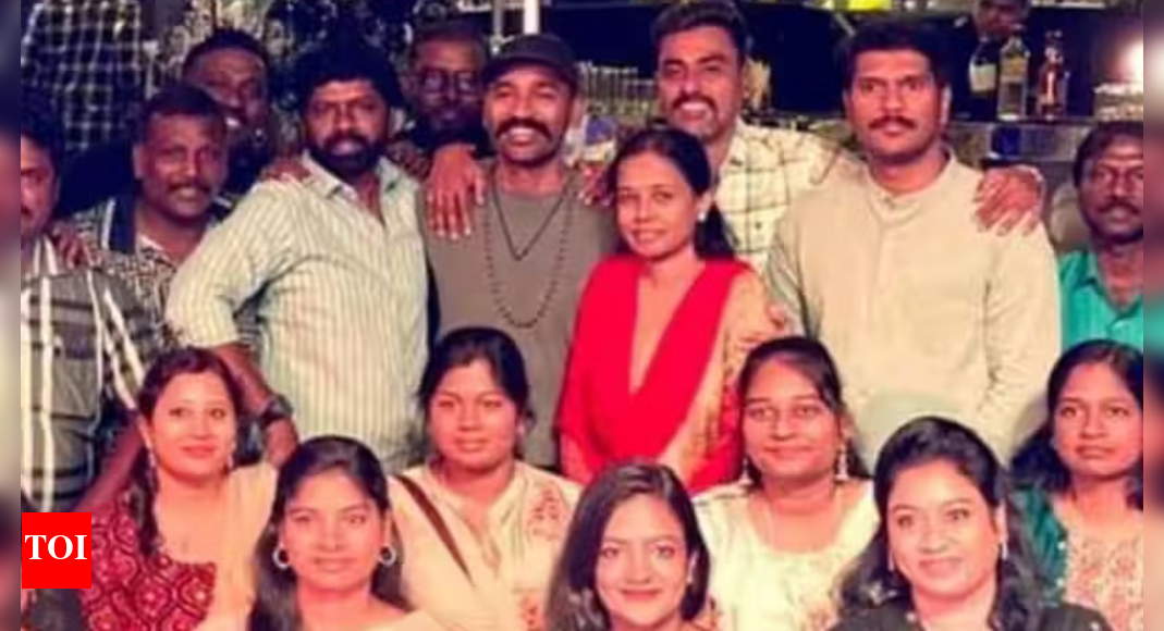 Dhanush attends his school reunion; see pics | Tamil Movie News - Times ...