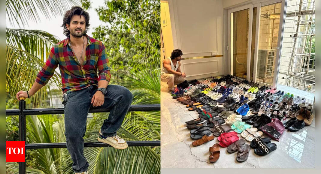 Ajooni actor Shoaib Ibrahim gives a peek into his massive shoe ...