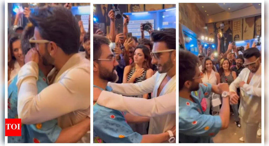 Ranveer Singh and Harrdy Sandhu grab eyeballs with their bromance at AP ...