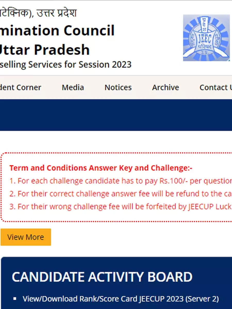 How to download JEECUP Result 2023? | Times of India