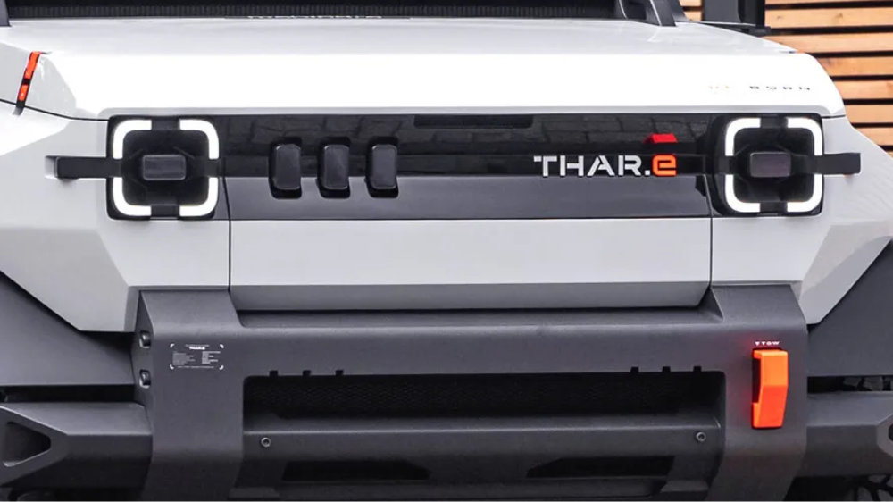 Mahindra Thar electric detailed look in Images: Design and other ...