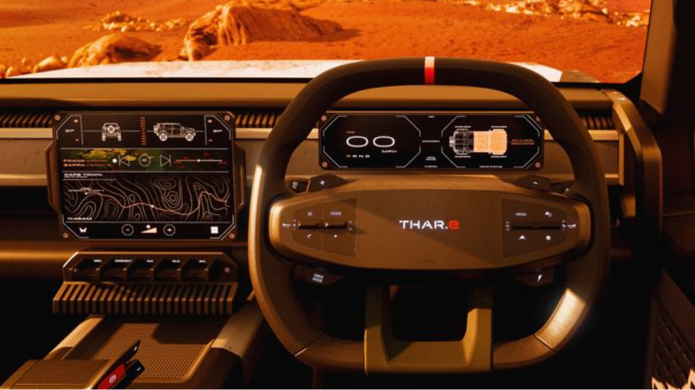 Mahindra Thar electric detailed look in Images: Design and other ...