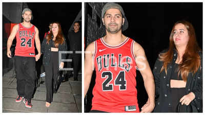 Varun Dhawan steps out for a dinner date with wife Natasha Dalal | Hindi Movie News - Times of India