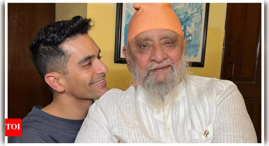 Angad Bedi excited that his father Bishan Singh Bedi will be making his ...