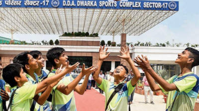 Let's play! 23-acre sports complex in Dwarka sec 17 opens to public ...
