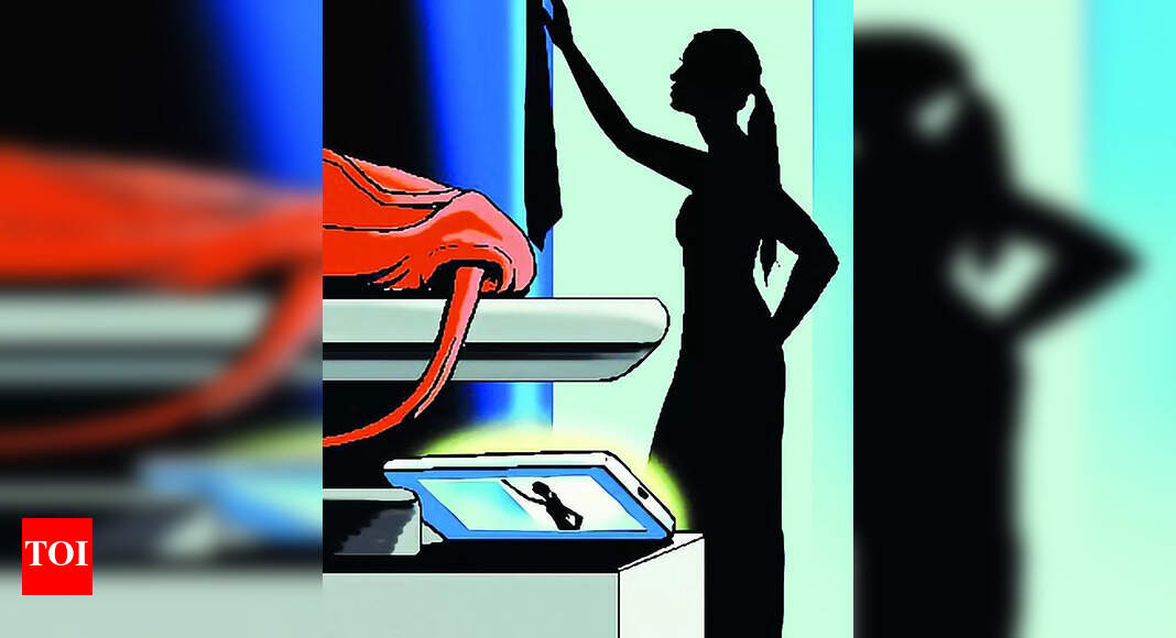 Spy Cam Found Spy Cam Found Salon Owners Bathroom Rajkot News Times Of India