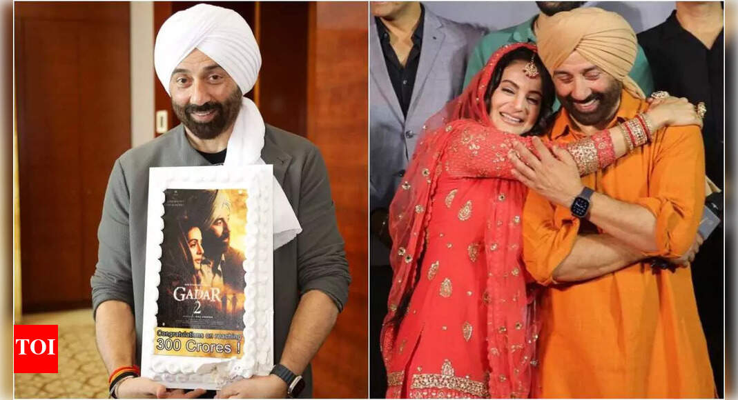Sunny Deol thanks fans for their love as Gadar 2 crosses Rs 300 crore ...
