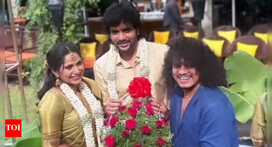 Kavin ties the knot with Monicka David; pics inside | Tamil Movie News ...