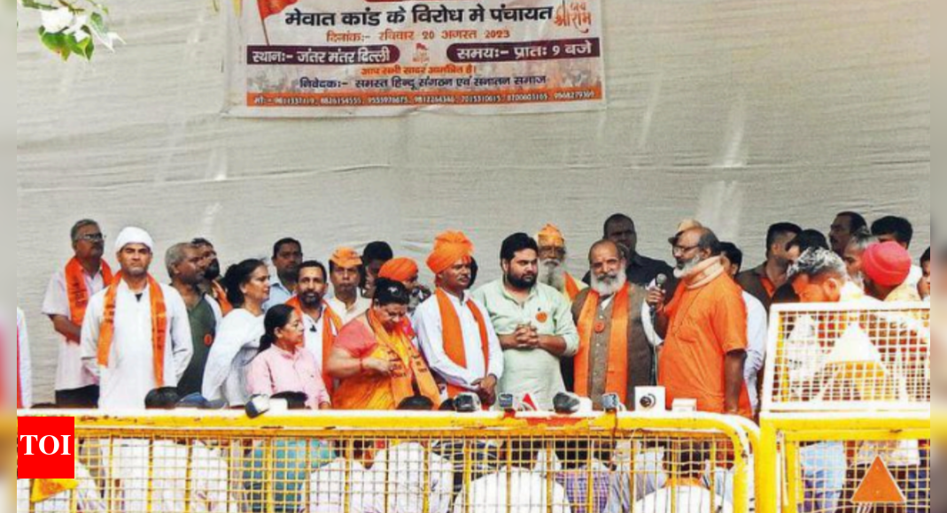 Delhi panchayat halted due to hate speeches on Nuh riots | Gurgaon News ...