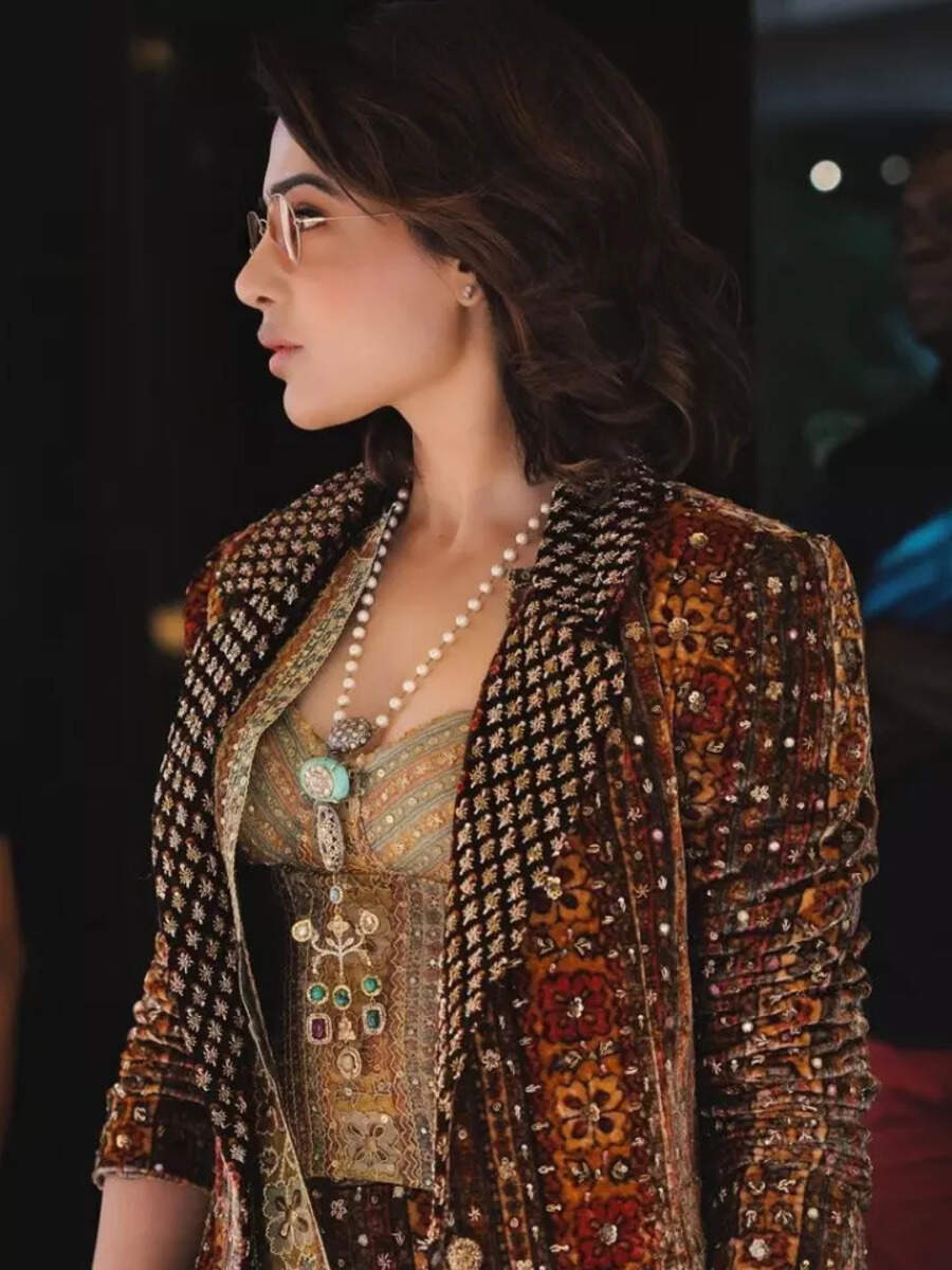 Samantha Ruth Prabhu nails fusion fashion in electrifying look ...