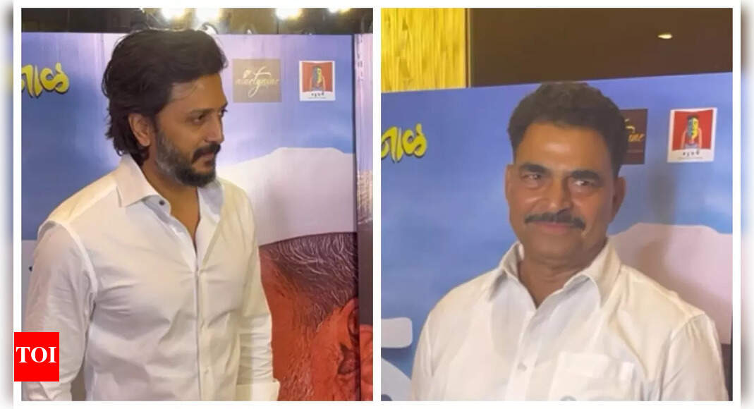 'Baaplyok': Riteish Deshmukh, Sayaji Shinde, and other celebs attend ...