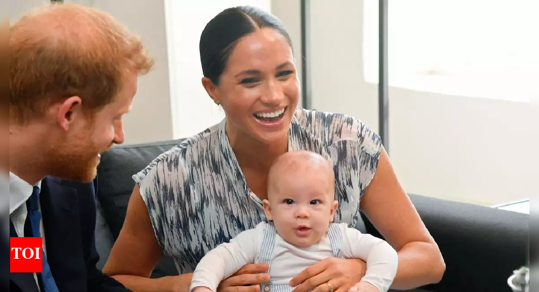 Archie Harrison: Meghan Markle pictured tenderly comforting baby Archie ...