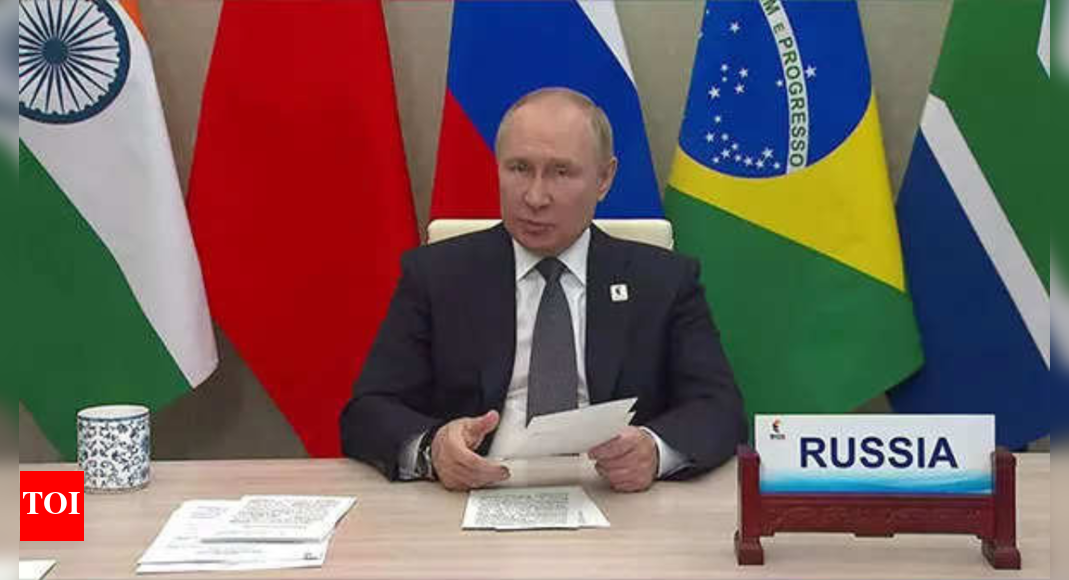 Putin says Brics works for 'global majority' - Times of India
