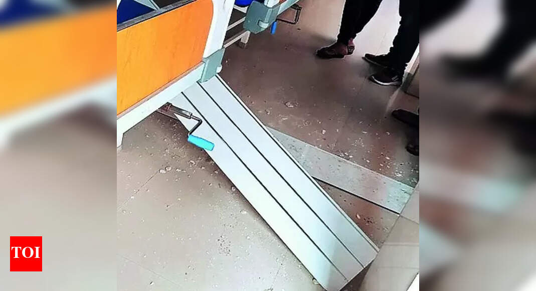 False Ceiling: A Portion Of False Ceiling Collapses In Tb Hosp ...