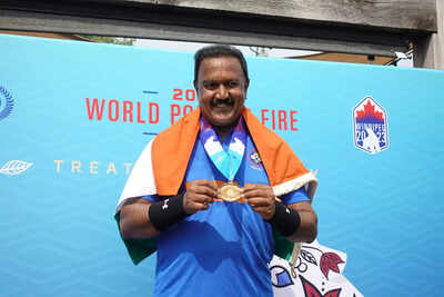 Bengaluru cop B.N.S. Reddy bags Gold and Bronze Medal in Tennis Doubles ...