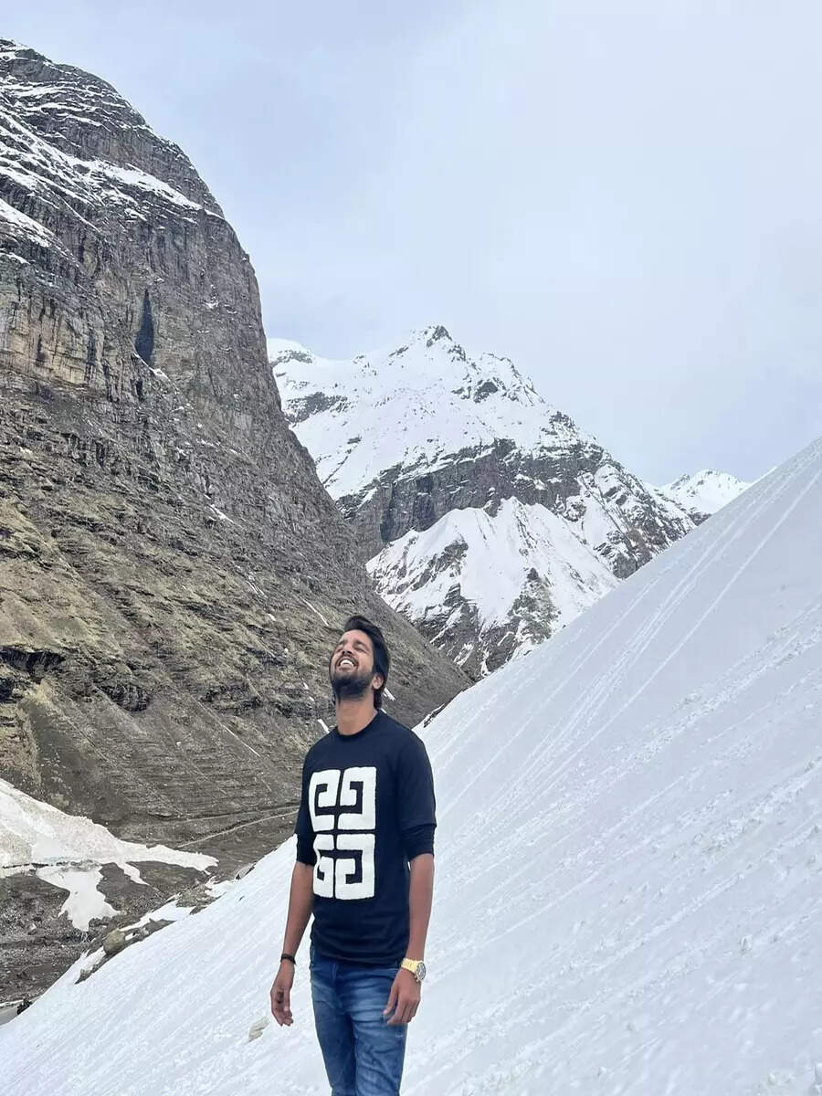 A sneak peek into Kiran Raj vacation | Times of India