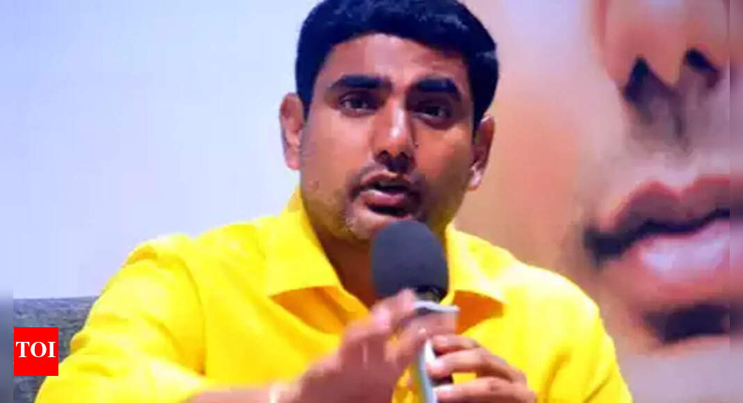 TDP national general secretary Nara Lokesh dares YSRC leaders to come for debate on development ...