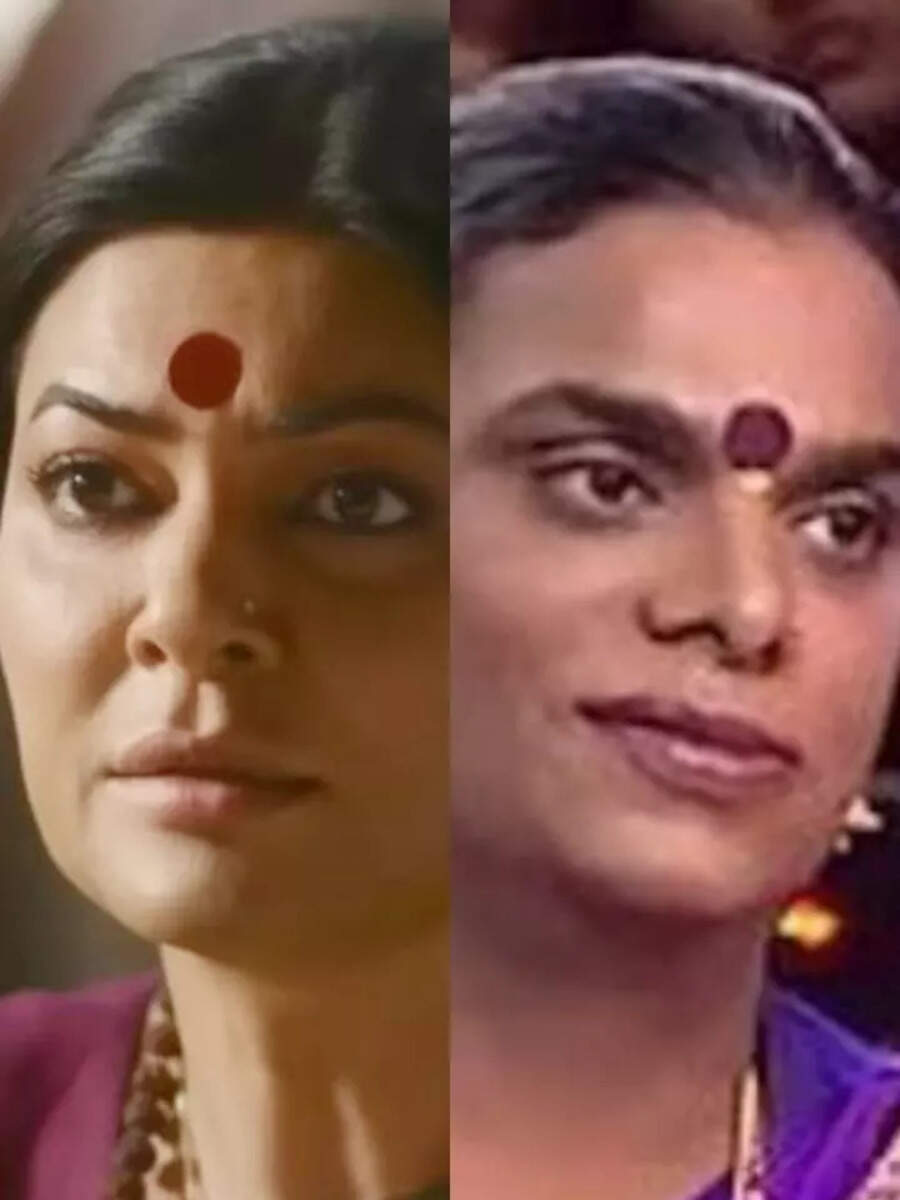 How Sushmita Sen replicated transgender activist Gauri Sawant's look ...
