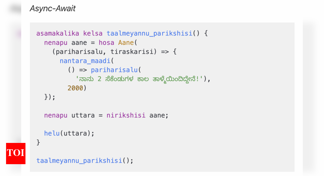 LangBridge: A revolution in asynchronous programming cultivating true digital unity - Times of India