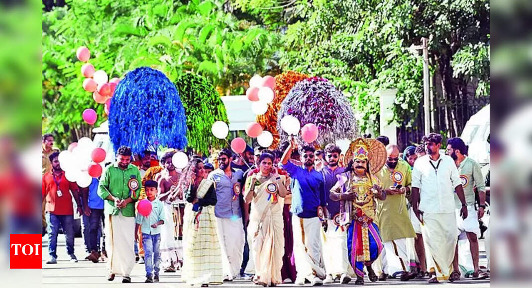 Onam Celebration: Techies Celebrate Onam At Infopark | Kochi News ...