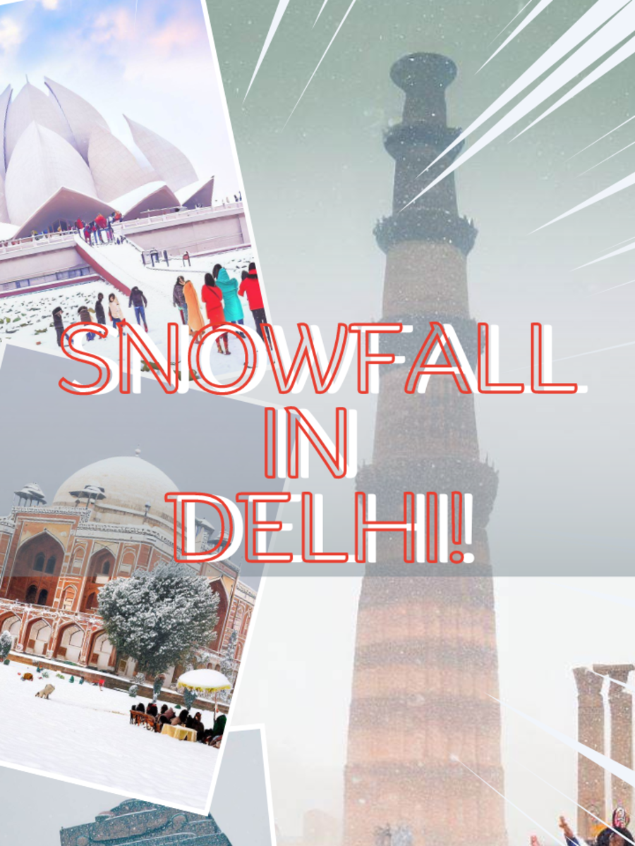 AI Transforms Delhi into a Snowy Wonderland: From India Gate, Red Fort ...