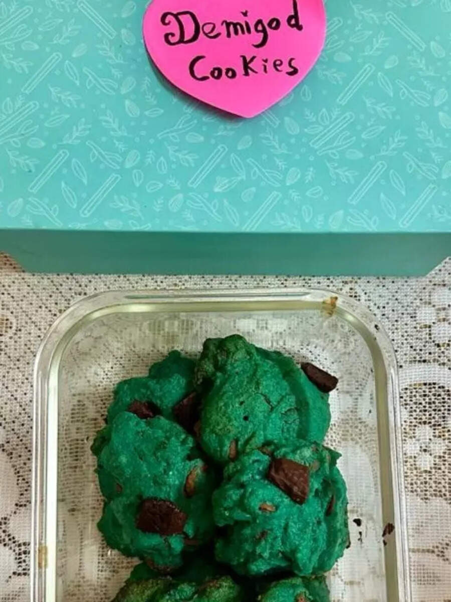 How I made blue chocolate chip cookies from the 'Percy Jackson' books ...