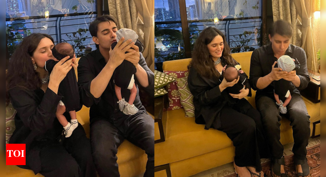 Pankhuri Awasthy and Gautam Rode celebrate one month birthday of their ...