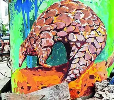 Environmental Justice: Murals Of Flora & Fauna Adorn Maligaon Bridge ...