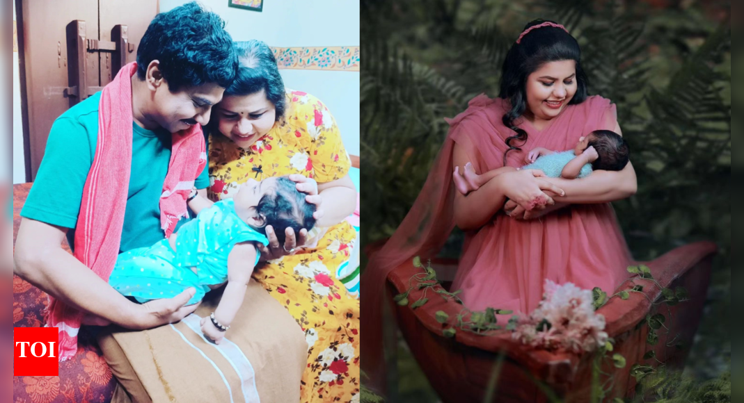 Sneha Sreekumar welcomes her three-month baby as reel son in 'Wife Is ...