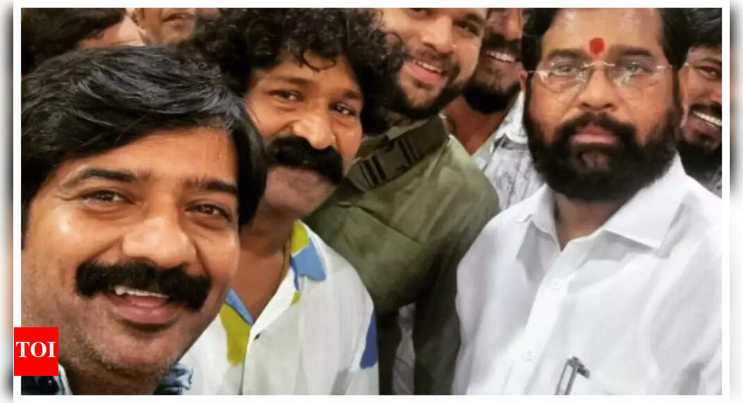 'Dharmaveer 2': Pravin Tarde and his team meet Maha CM Eknath Shinde ...